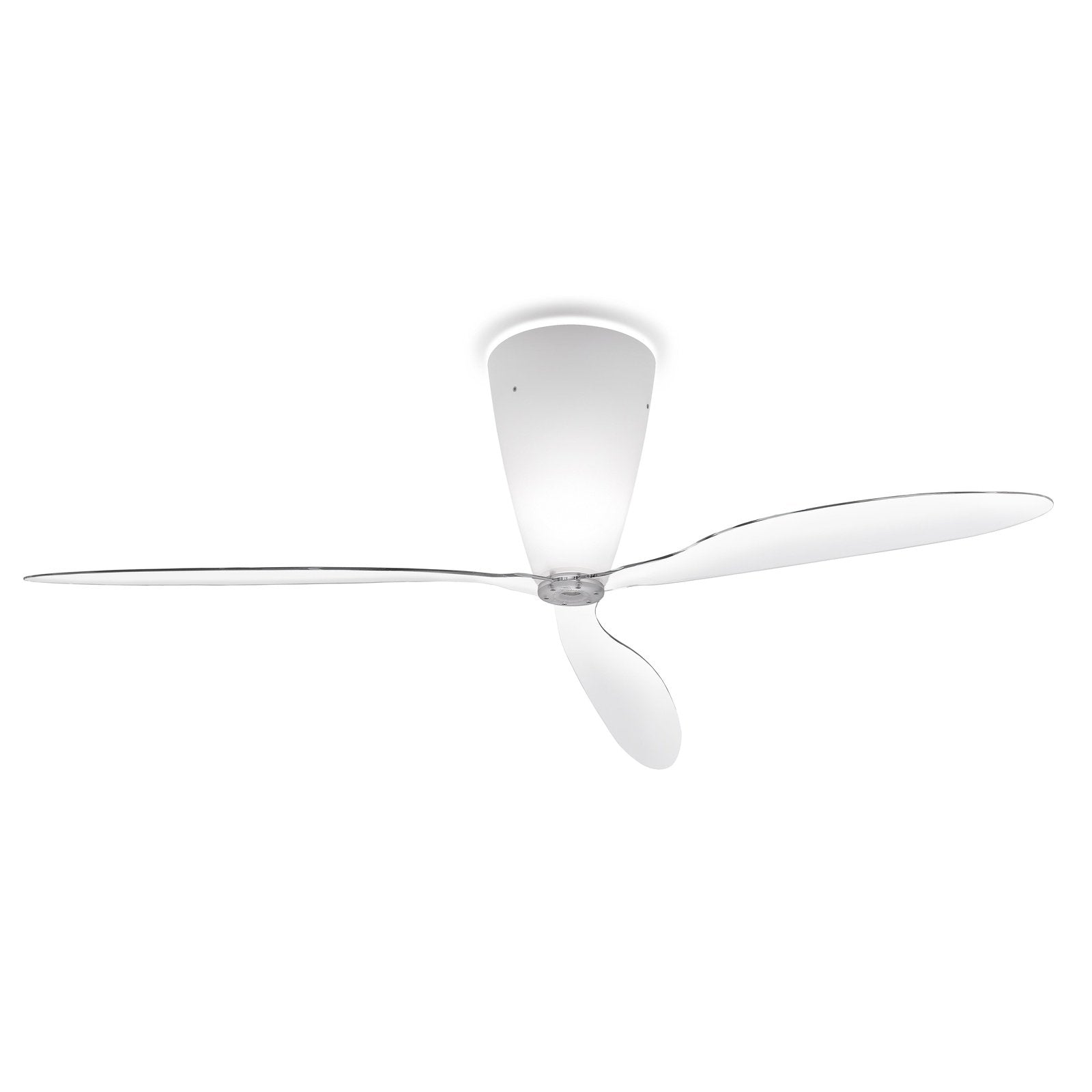Luceplan - Blow LED ceiling fan incl. remote control